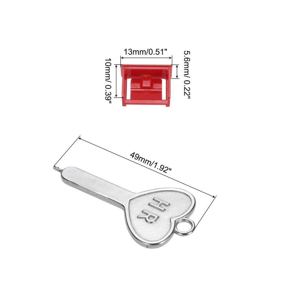 12 Port Blocker Locking USB Port/Dust PC Blocker with Coded Keys,Red | eBay