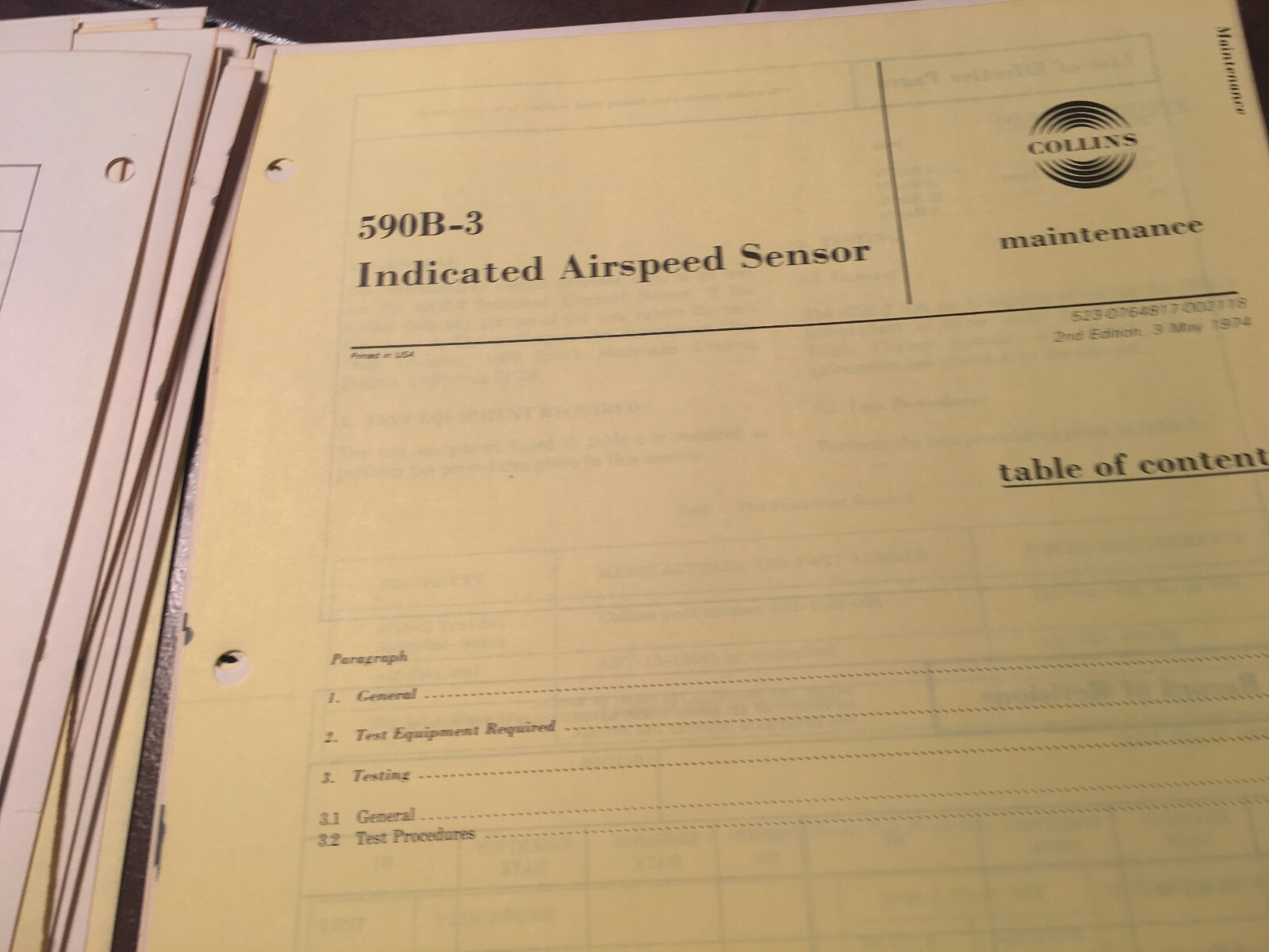 Collins AP-106 AP-107 Ramp Maintenance, Go-no-Go" Manual | eBay