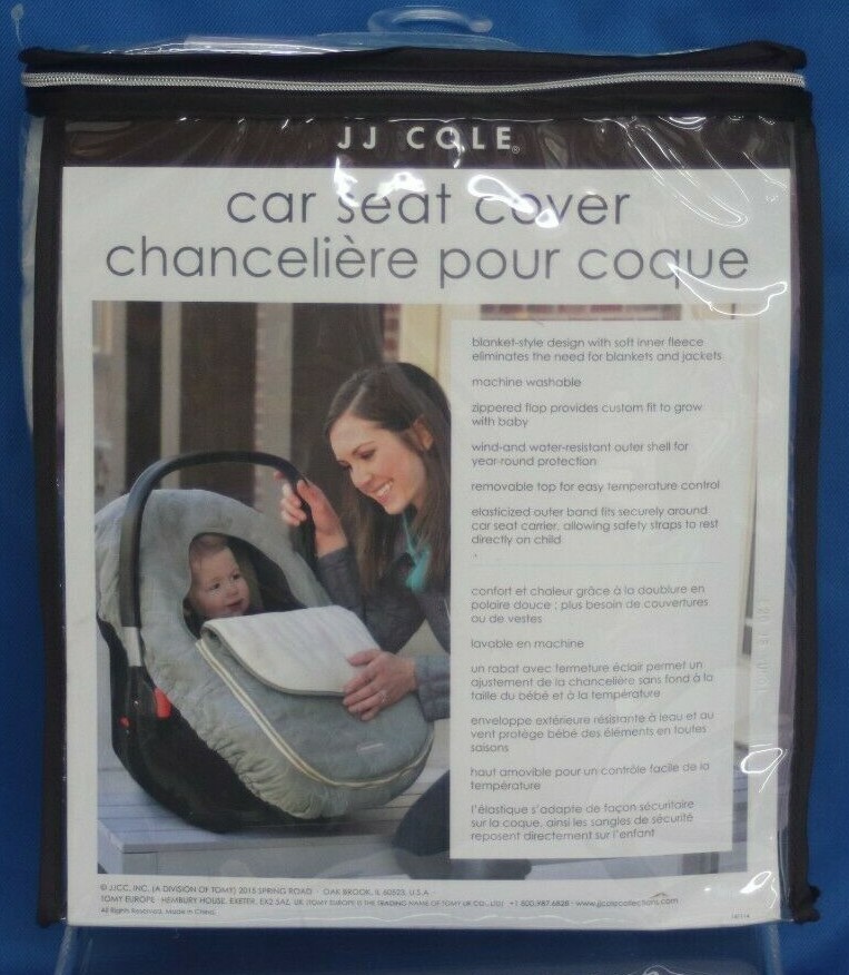 JJ Cole Car Seat Stroller Cover Weather Resistant Exterior Soft Inner ...