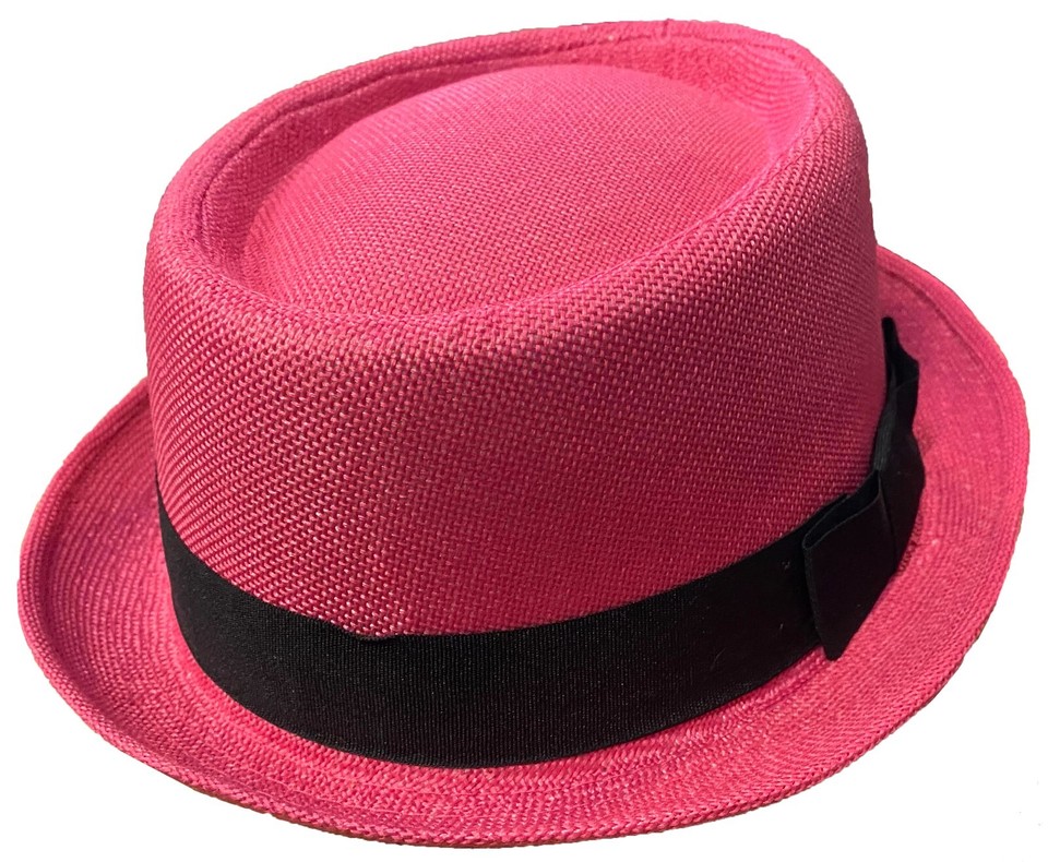 Fedora Gangster Roll Up Dervy Round Top Bucket Fedora Men Women Hat Cap ...