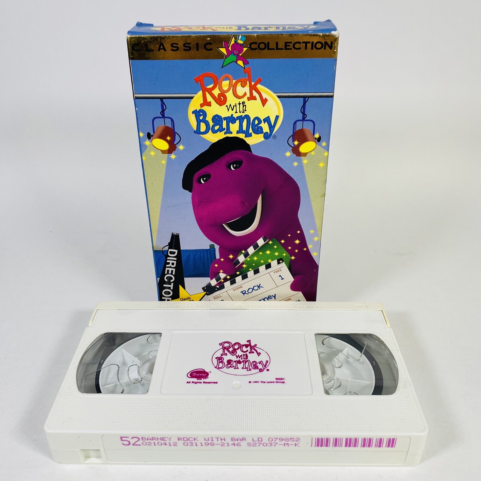 Barney Home Video Classic Collection Rock With Barney (VHS 1996) Baby ...