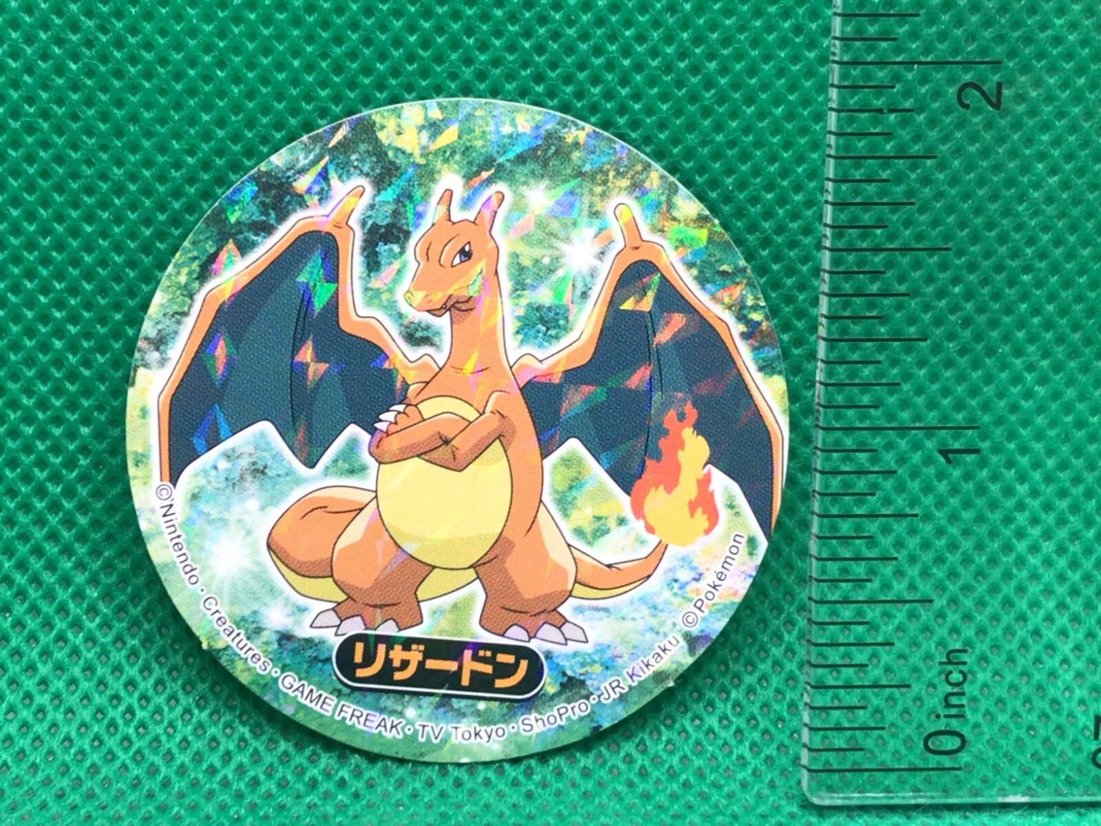 Charizard Sticker Holo Prism Pokemon collection Ramen Appendix Japanese ...