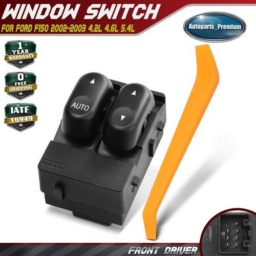 Front Driver LH Power Window Switch for Ford F150 2002-2003 V6 4.2L V8 ...