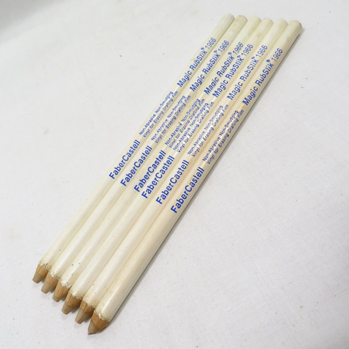 6 Vintage Faber Castell Magic RubStik Drafting Eraser Rub Sticks 1966 ...