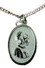 Saint Elizabeth Ann Seton Catholic Pendant Chain Necklace Rhodium ...