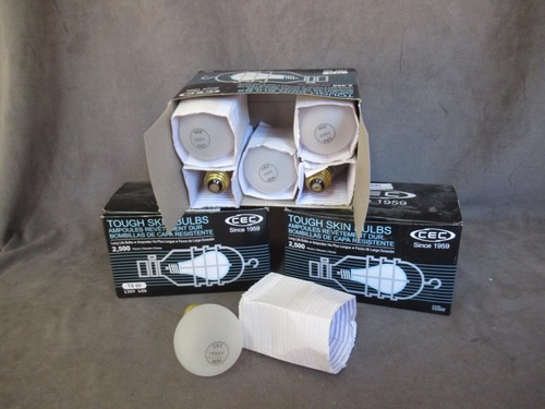 CEC Industries Tough Skin Silicone Coated 60 Watt Light Bulbs 3 packs ...