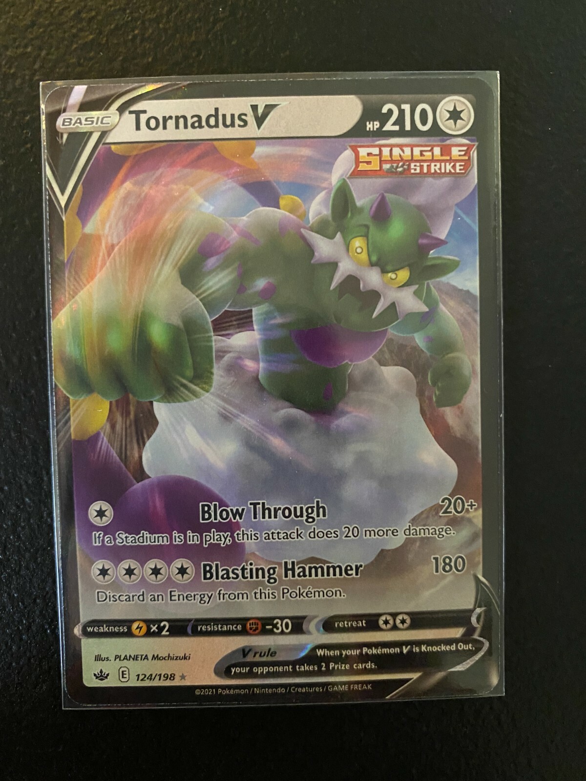 2021 Pokemon, Chilling Reign, #124/198 Tornadus V, Holo Ultra Rare | eBay
