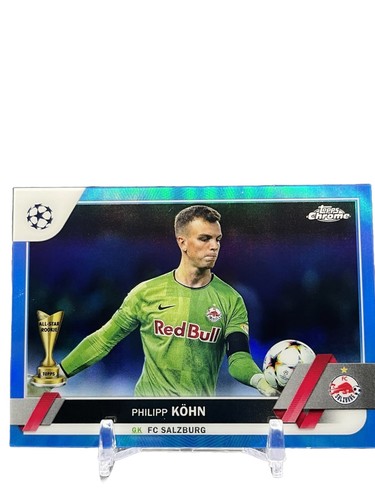 2022-23 Topps Chrome UEFA Philipp Kohn Blue Refractor Parallel #92 ...