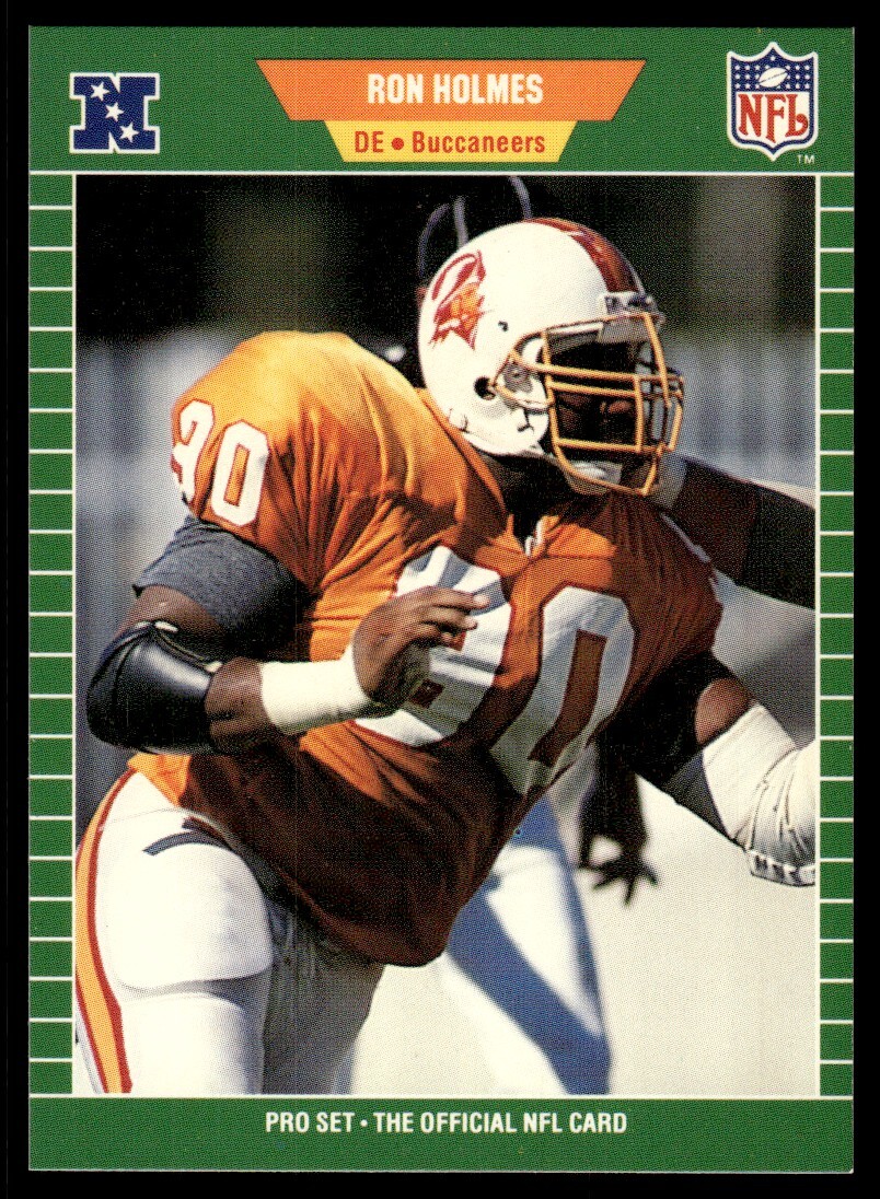 Ron Holmes 1989 Pro Set #413 Tampa Bay Buccaneers 32614 Football Card ...