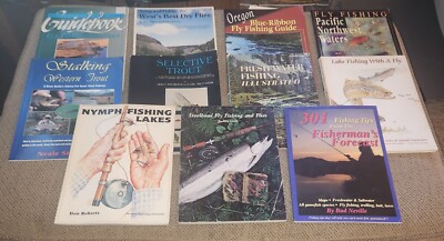 Lot Of 11 Vintage Angler Fly Fishing Fly Fishing Lakes Fly Tying ...