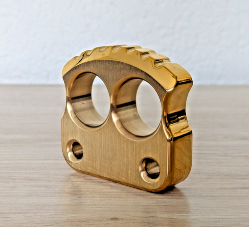 Brass Cigar Double Holder Portable Travel Smoking Mid Size Cigar Stand ...