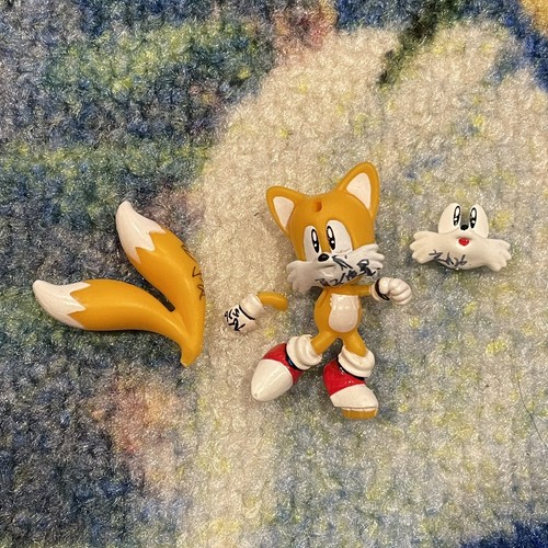 Sonic The Hedgehog TAILS Figure Toy Prototype Jakks Booster Sphere 1.5 ...
