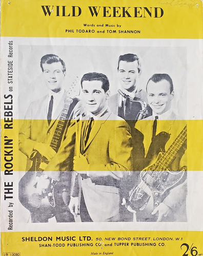 Rockin' Rebels - Wild Weekend Sheet Music for Piano or Keyboard | eBay