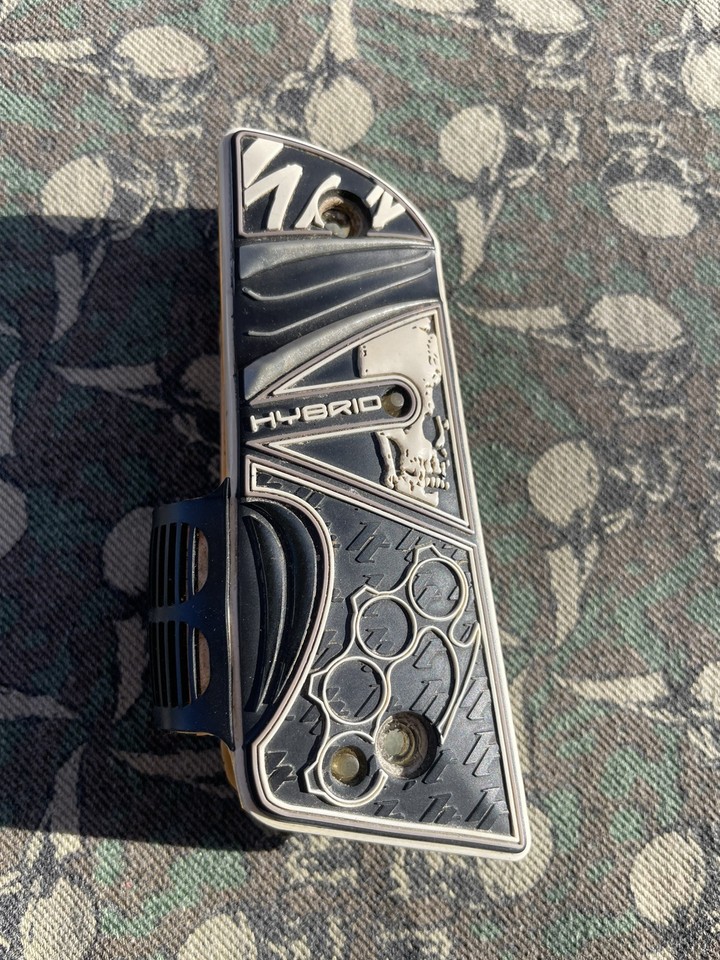 HYBRID PAINTBALL WHITE SKULL 45 GRIPS WGP AUTOCOCKER BOB LONG SHOCKER ...