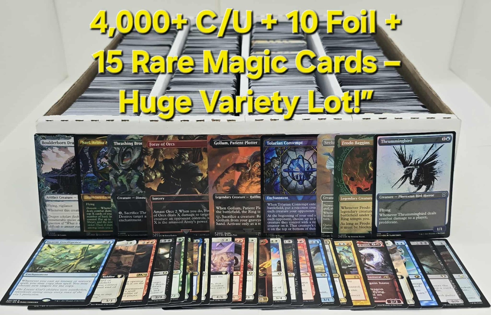 MTG Bulk Lot – 4,000+ Magic Cards – Commons/Uncommons with Rares ...