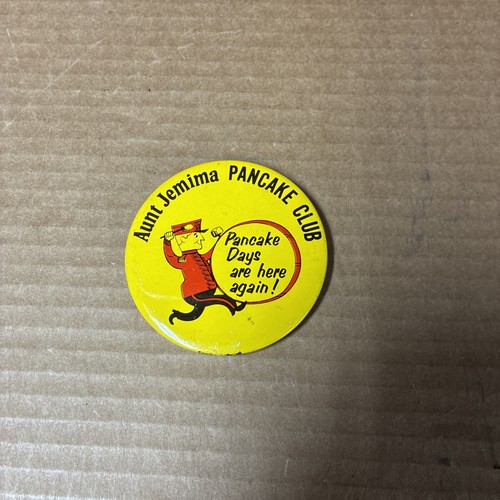 Aunt Jema Pancake Club Pin Vintage Pancake Days Are Here Again | eBay