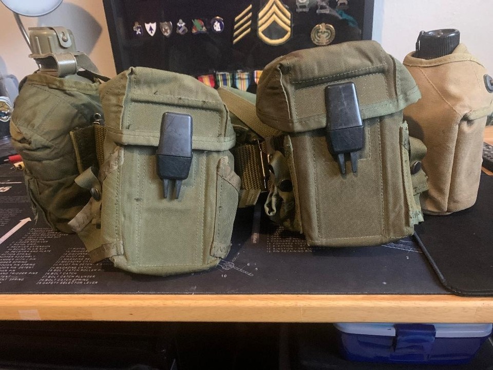 USGI ARMY USMC ALICE SYSTEM LC1/LC2 LOADOUT, BELT + SUSPENDERS ...