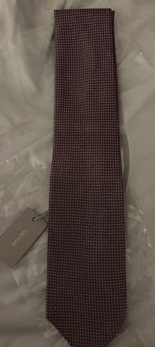 Tom Ford Mens Houndstooth Pattern, Silk Neck Tie Dark Purple | eBay