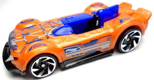 2020 HOT WHEELS HW MONTERACER ORANGE 1:64 DIECAST 2 3/4" CAR W/ PURPLE ...