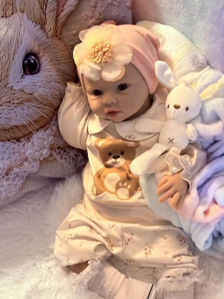 20” Full Silicone Reborn Baby Girl Newborn Doll Floppy Squishy Lifelike ...