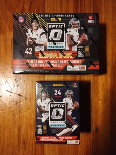 2024 Optic Football Mega Box (Target) & Blaster Box (Walmart) Lot Rated ...