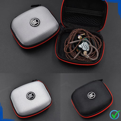 Portable Earphone Storage Bag Travel Headset Organizer with Zipper Hard ...