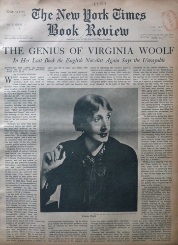 VIRGINIA WOOLF BETWEEN THE ACTS COLORADO RIVER DARK October 5 1941 NY ...