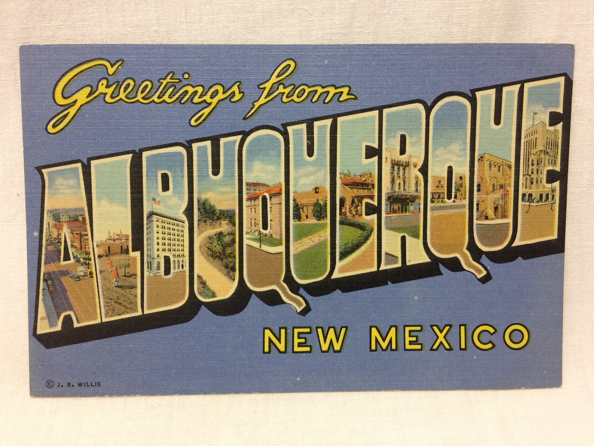 Service Stations Albuquerque Postcards Congratulations To The