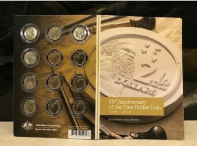 2018 30TH Anniversary of the $2 DOLLAR COIN Folder Set - RAM COLORED ...