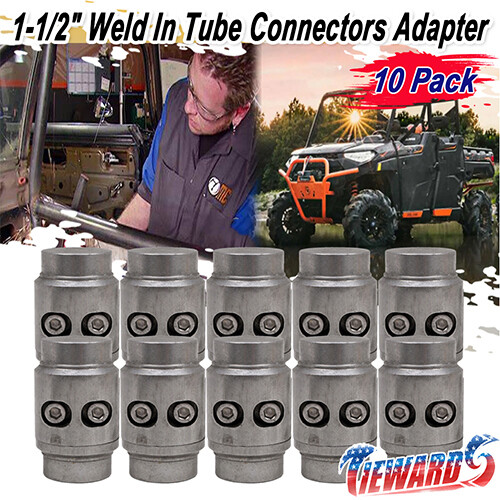 1-1/2" Weld In Tube Connectors Adapter Roll Cage Bungs .095 & .120 Wall ...