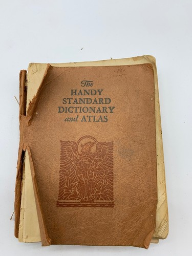 THE HANDY STANDARD DICTIONARY and ATLAS. 1913 - 1932 Poor Condition | eBay