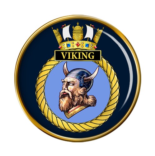 Hms Viking, Royal Dark Blue Brooch | eBay