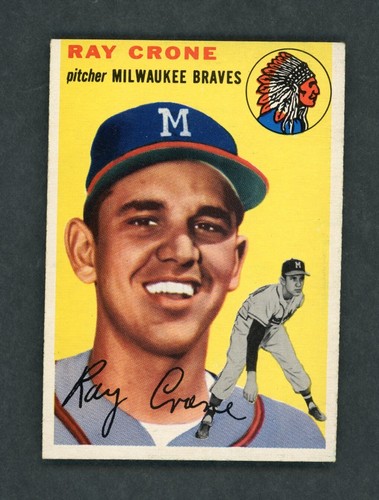 1954 Topps Ray Crone Braves VG | eBay