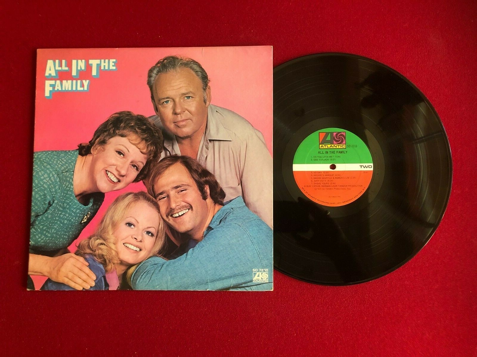 1971, Archie Bunker, "All in the Family" Record Album (Scarce / Vintage ...