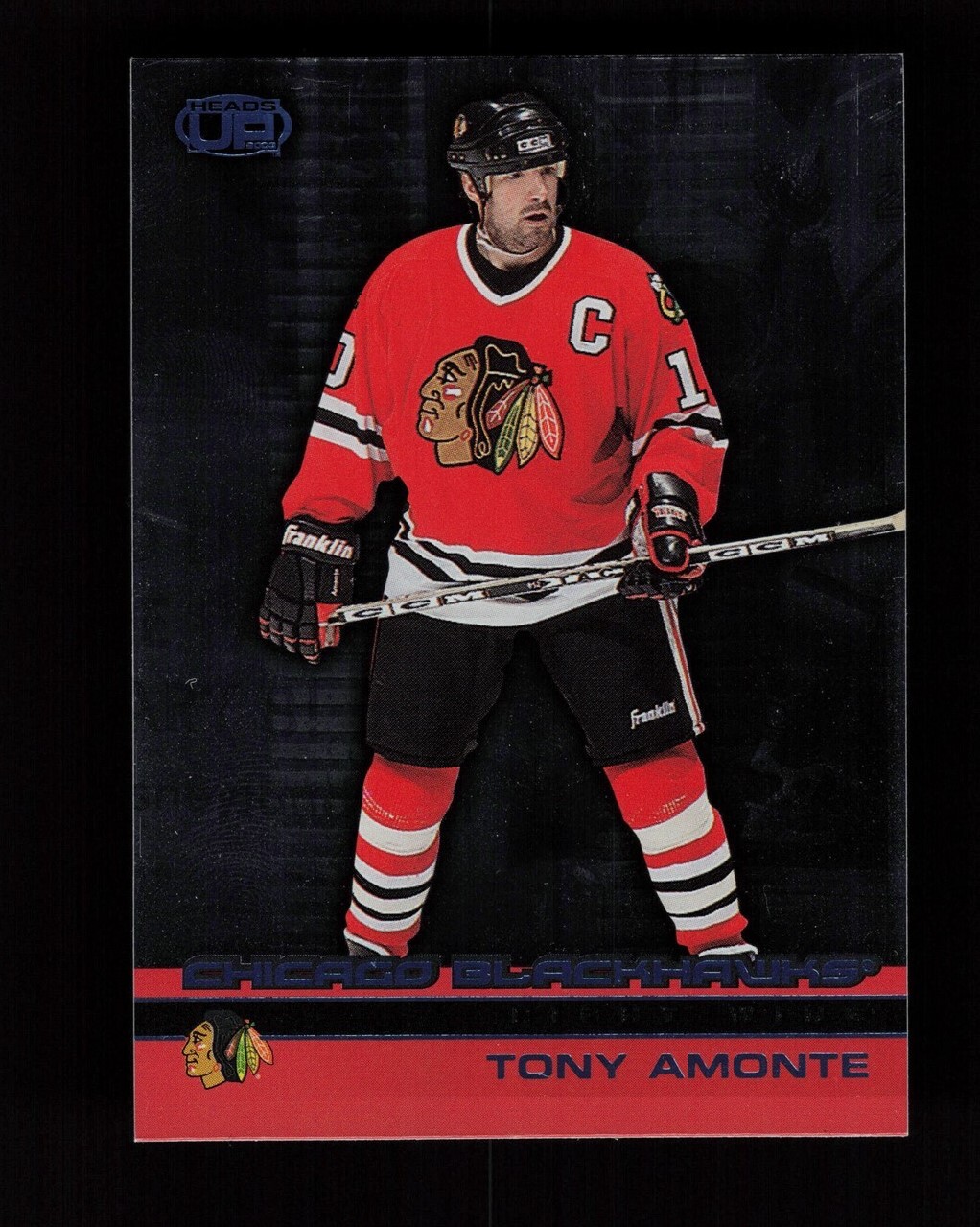 2002-03 Pacific Heads Up TONY AMONTE Sp BLUE FOIL #/240 Chicago ...