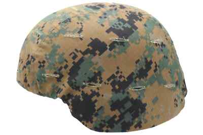 Used Medium/Large USMC LWH Lightweight Helmet Cover ACH ECH MARPAT ...
