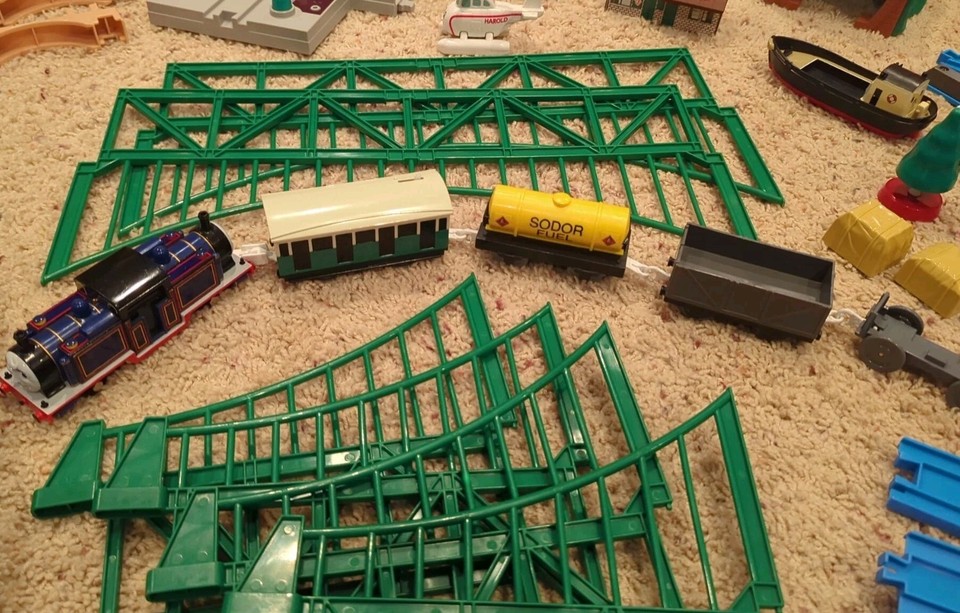 TOMY Thomas the Train Track Set/Blue & Gray/Accessories/Train/100 ...