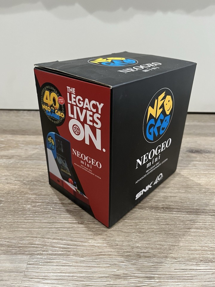 SNK NEO GEO Mini console Classic 40th Anniversary Arcade Boxed 40 Games ...