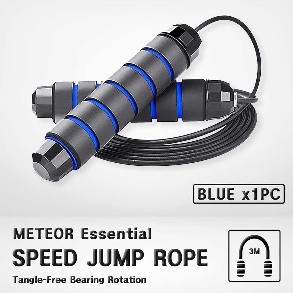 Meteor Pro-Level Jump Rope - Adjustable, Tangle-Free for MMA & Cardio ...