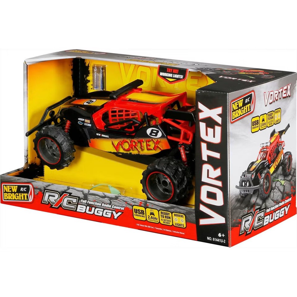New Bright RC Black Vortex Buggy - 1:14 Scale | eBay