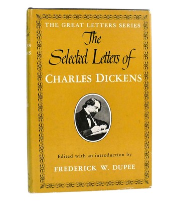 Frederick W. Dupee THE SELECTED LETTERS OF CHARLES DICKENS 1st Edition ...