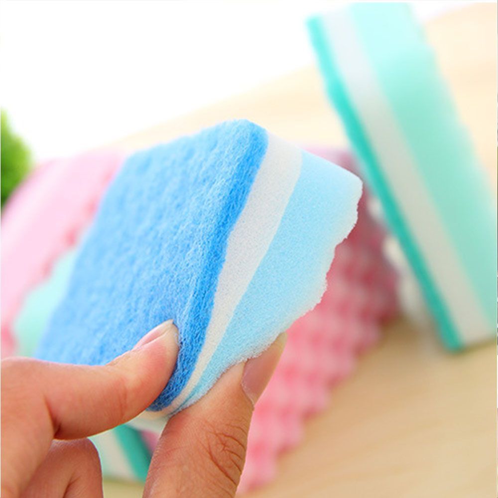 Household Kitchen Cleaning Tool Home Essential Wave Sponge Washing ...