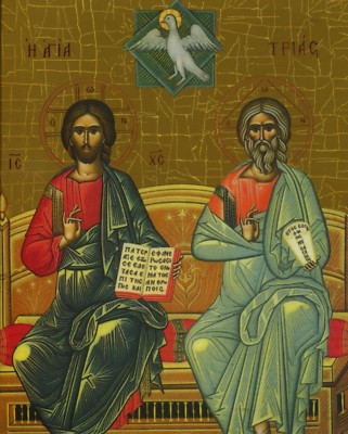 Catholic print picture - THE TRINITY - 8" x 10" ready to be framed | eBay