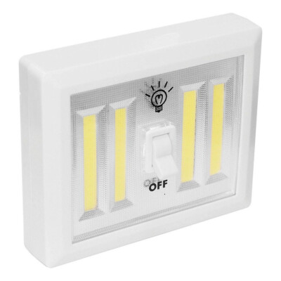 2-PK Convenient Wireless Lighting Solution Battery Operated COB LED ...