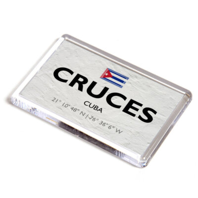 FRIDGE MAGNET - Cruces - Cuba - Lat/Long | eBay Australia