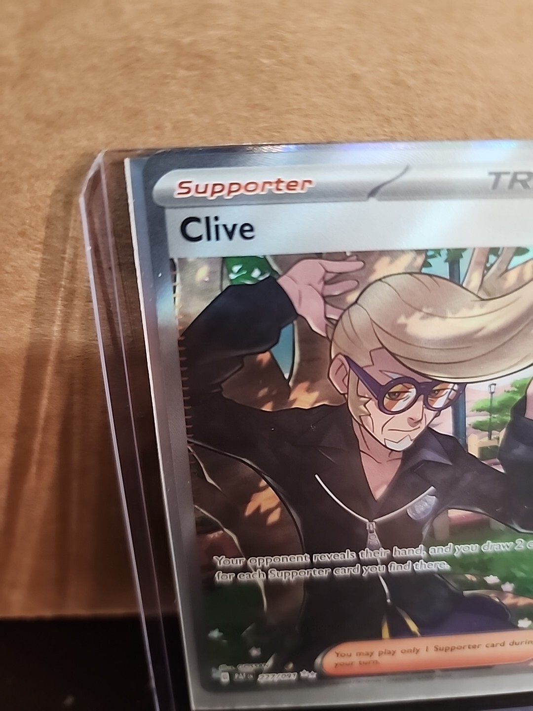Clive 227/091 Full Art NM/M Paldean Fates Pokemon Card | eBay