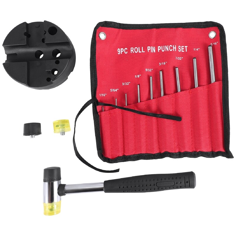 Roll Pin Punch Set with Storage Pouch,Smithing Punch Removing Repair ...