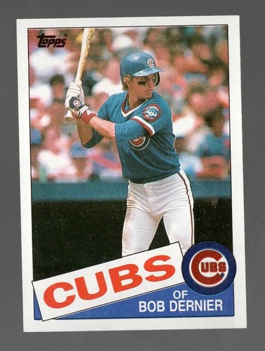 1985 Topps #589 Bob Dernier Chicago Cubs Near mint or better | eBay