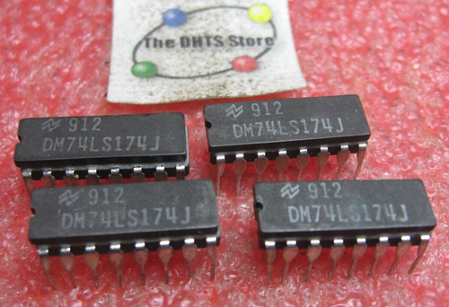 DM74LS174J National Semi TTL Hex D-Flip-Flop IC Ceramic 74LS174 74174 ...