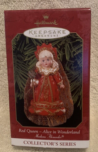 1999 Hallmark Madame Alexander Red Queen Alice In Wonderland Ornament ...